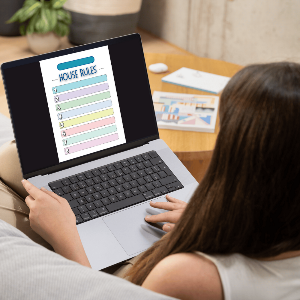 Fillable Editable House Rules For Kids – Nature Parenting